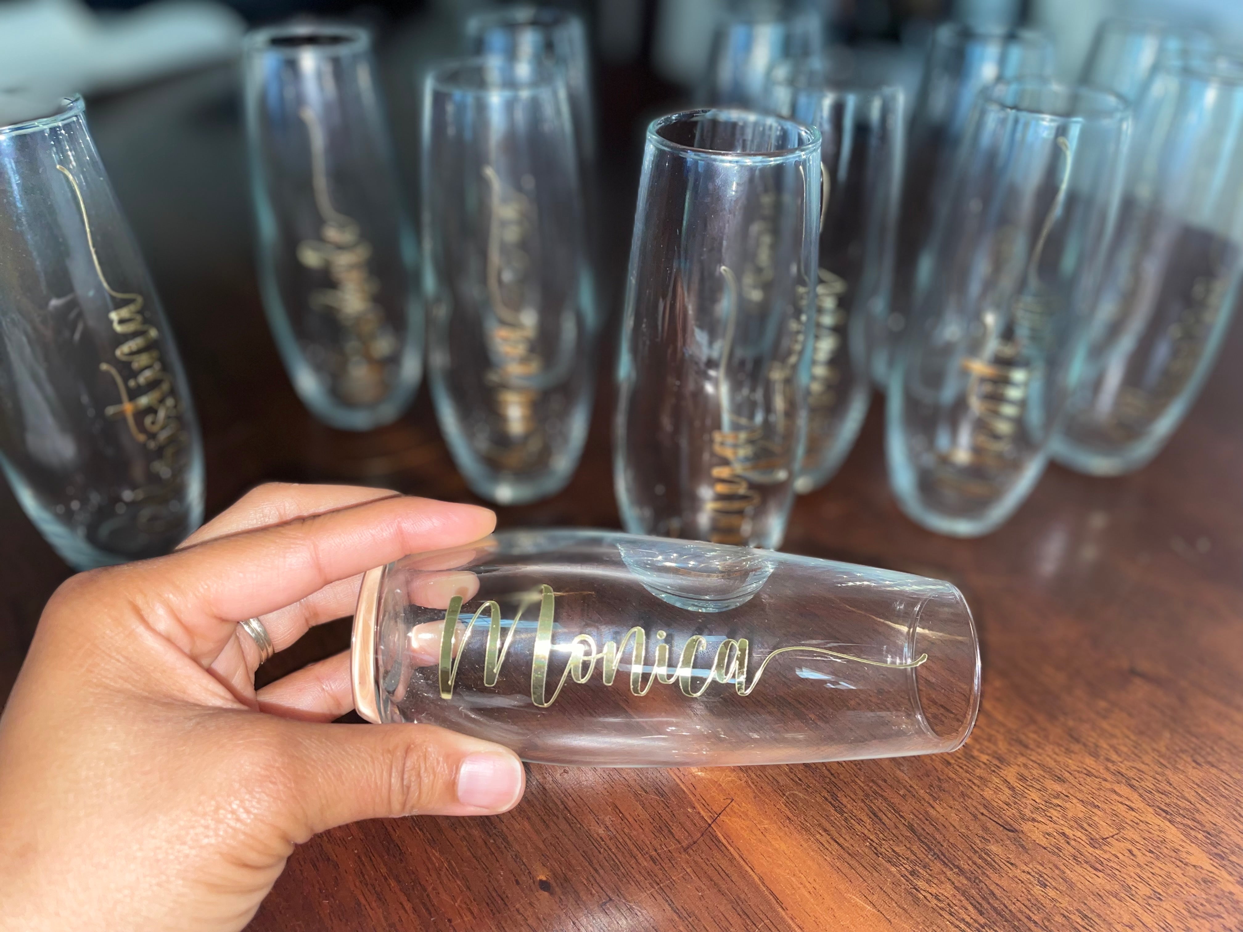 Custom Stemless glasses – Tiflyn & Co. Creative Designs